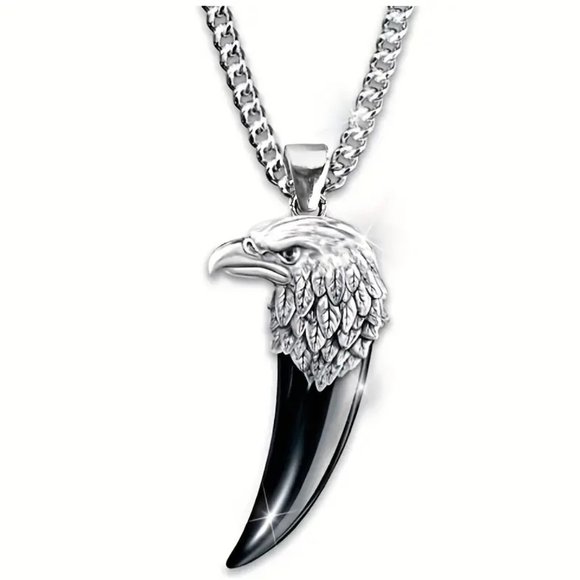 Accessories | Vintage Hawk Eagle Head Pendant Necklace For Men Women ...